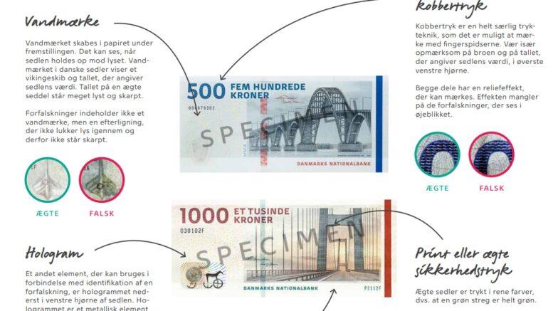 Forsøgte at betale med falsk pengeseddel - se her hvordan du spotter en ...