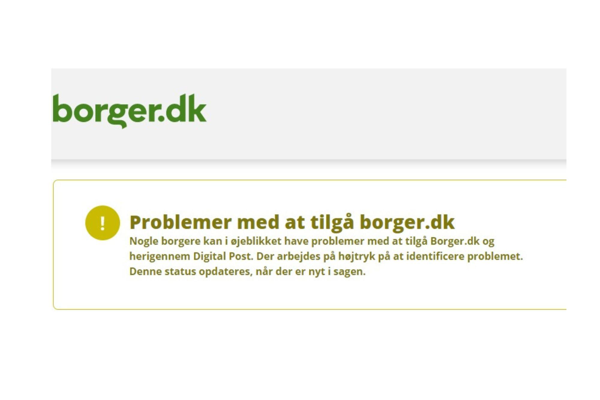 Borger.dk er nede lige nu.... - Sydnyt.dk - GRATIS lokale nyheder fra ...