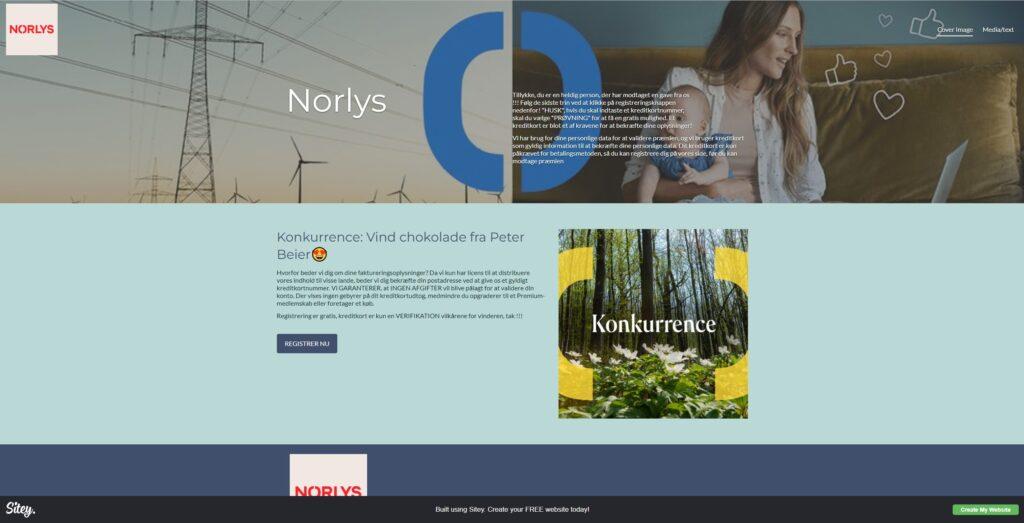 Norlys advarer: Svindlere misbruger logo på falsk hjemmeside - Sydnyt ...