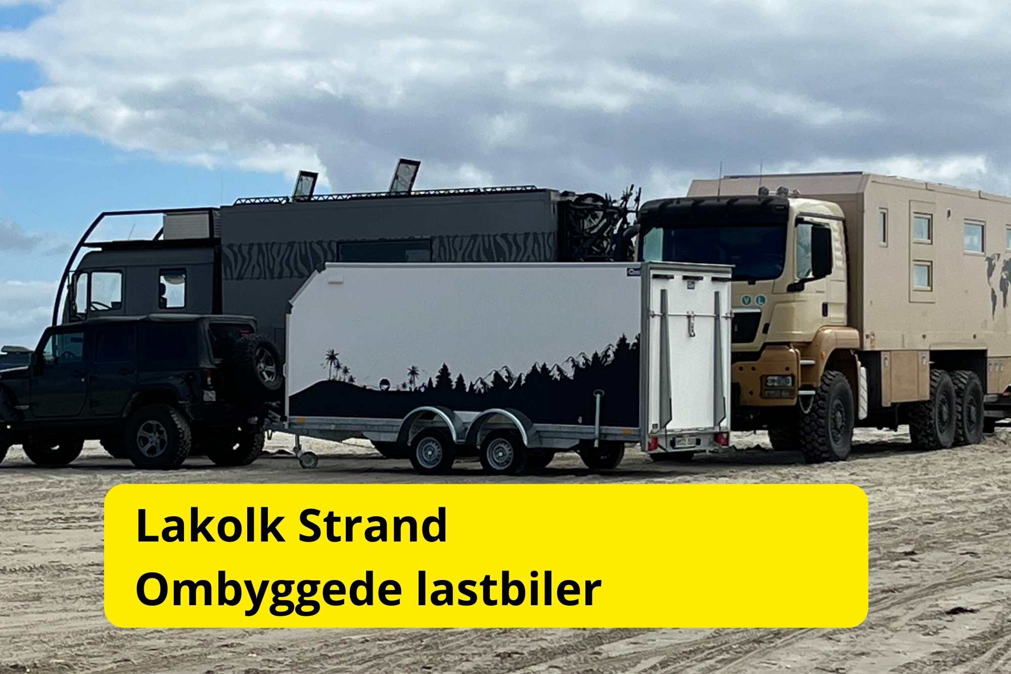 Lakolk Strand: - Det er jo ikke autocampere, det er gamle ombyggede ...