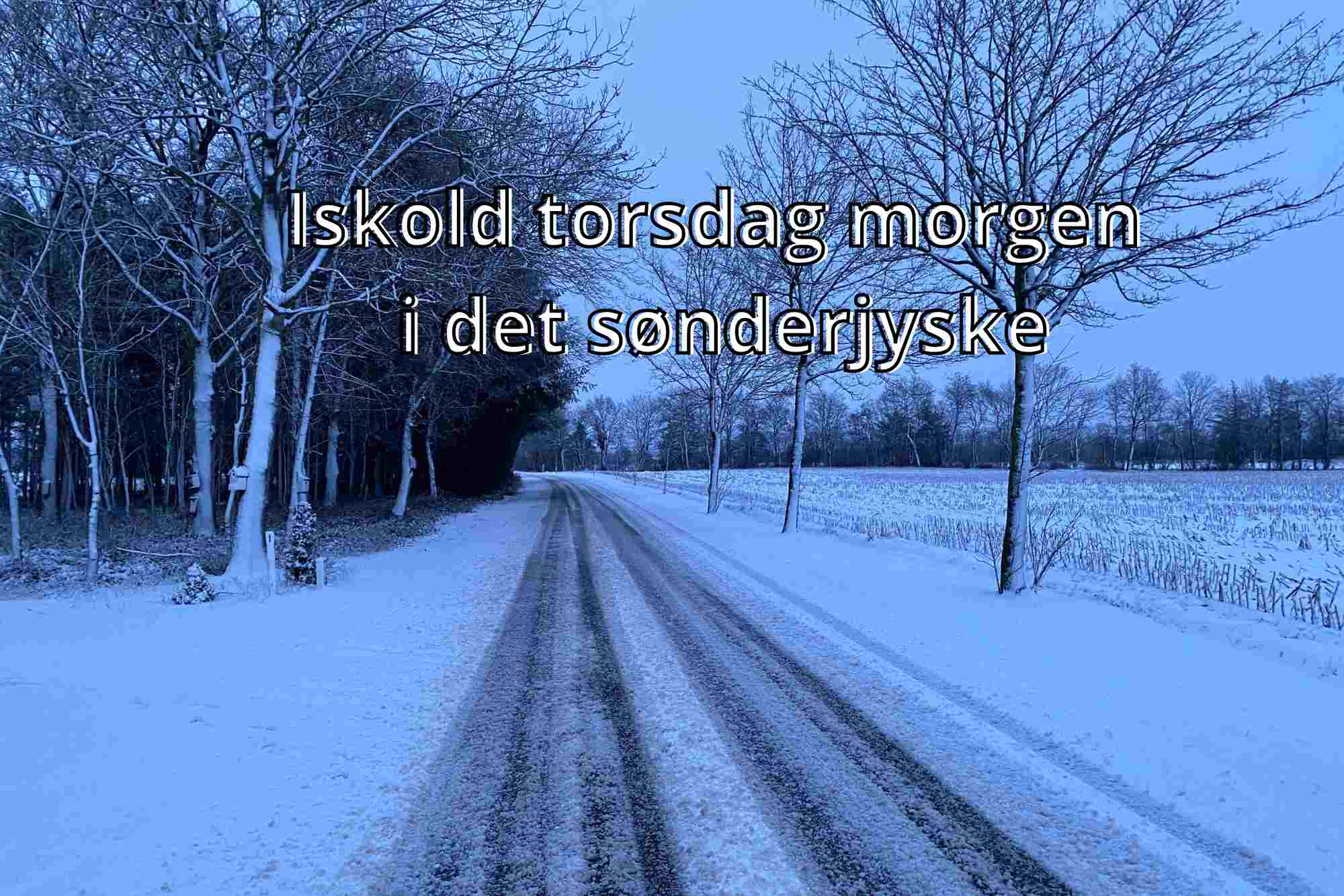 Iskold torsdag morgen i det sønderjyske - Sydnyt.dk - GRATIS lokale ...