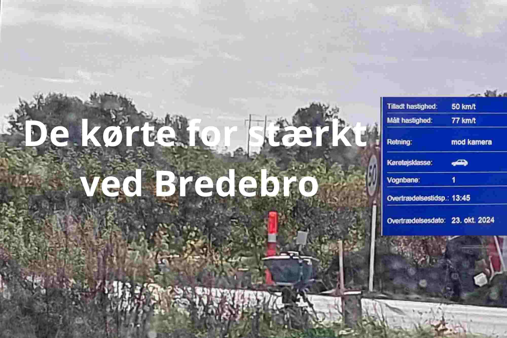 Syd- og Sønderjyllands Politi: - De kørte for stærkt ved Bredebro ...