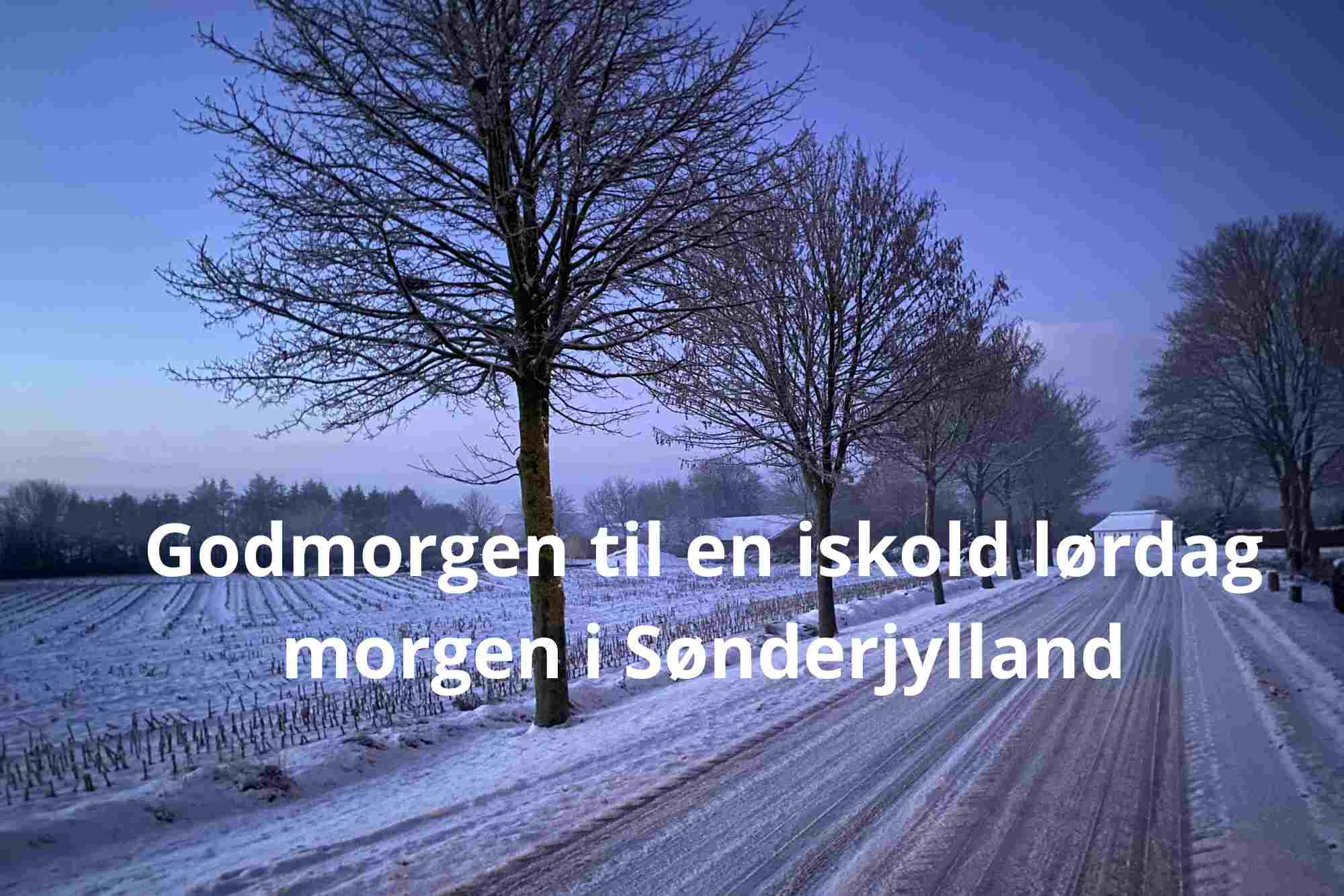 SE VIDEO - Godmorgen til en iskold lørdag morgen i det sønderjyske - Sydnyt.dk - GRATIS lokale ...