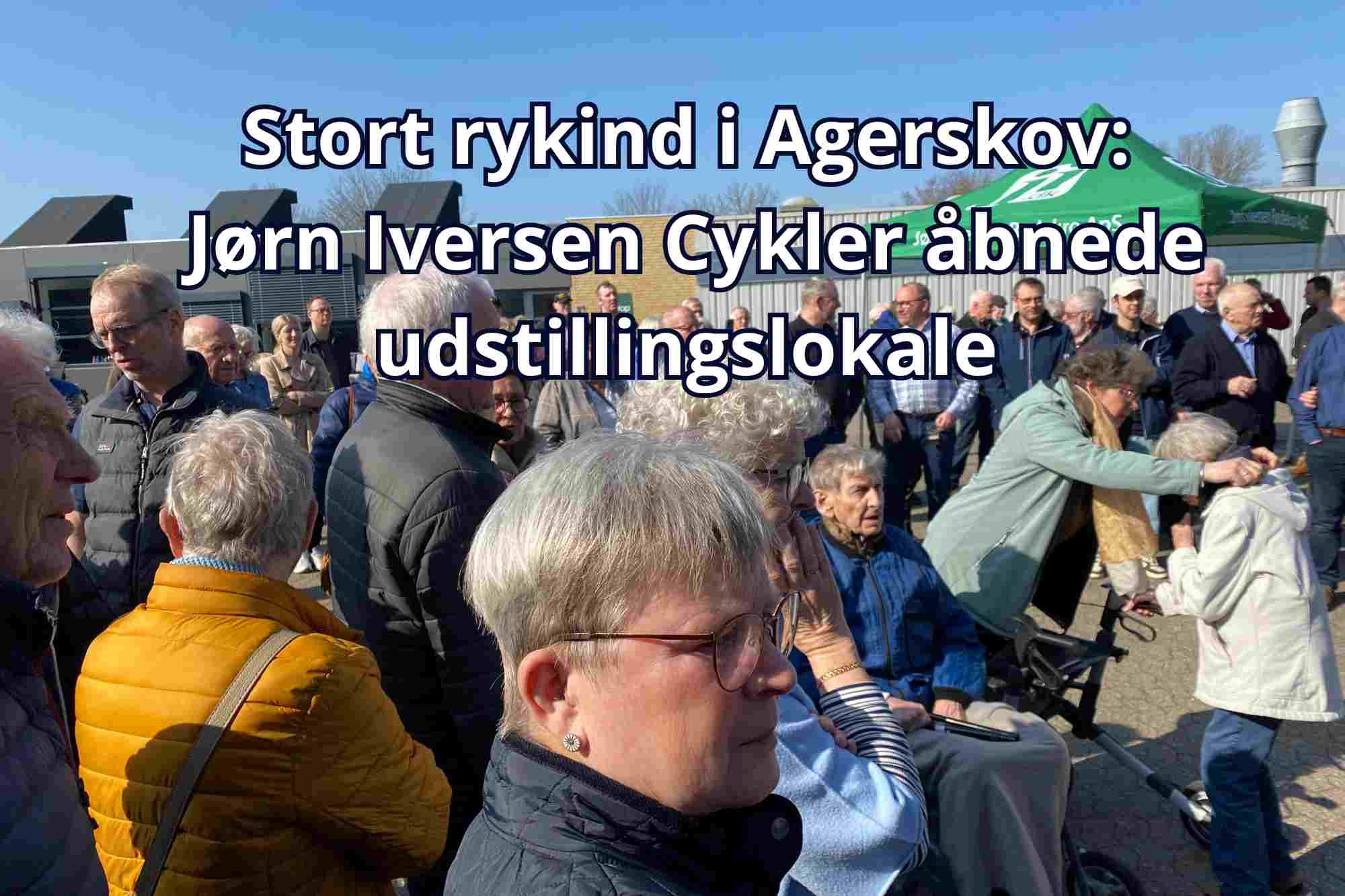 Stort rykind i Agerskov denne fredag: Jørn Iversen Cykler åbnede stort showroom - borgmesteren ...