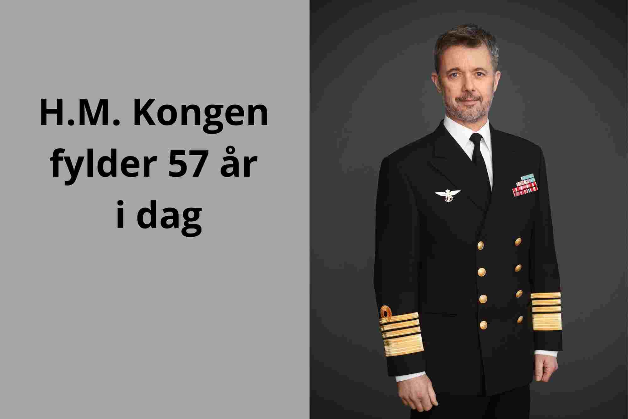 H.M. Kongen fylder 57 år i dag - Nu kan vi alle sende en digital gratulation - Se mere her ...