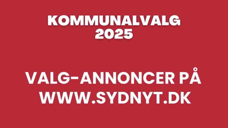 Kommunalvalg 2025 - Din valgannonce bliver set på sydnyt.dk Arkiv - Sydnyt.dk - GRATIS lokale ...