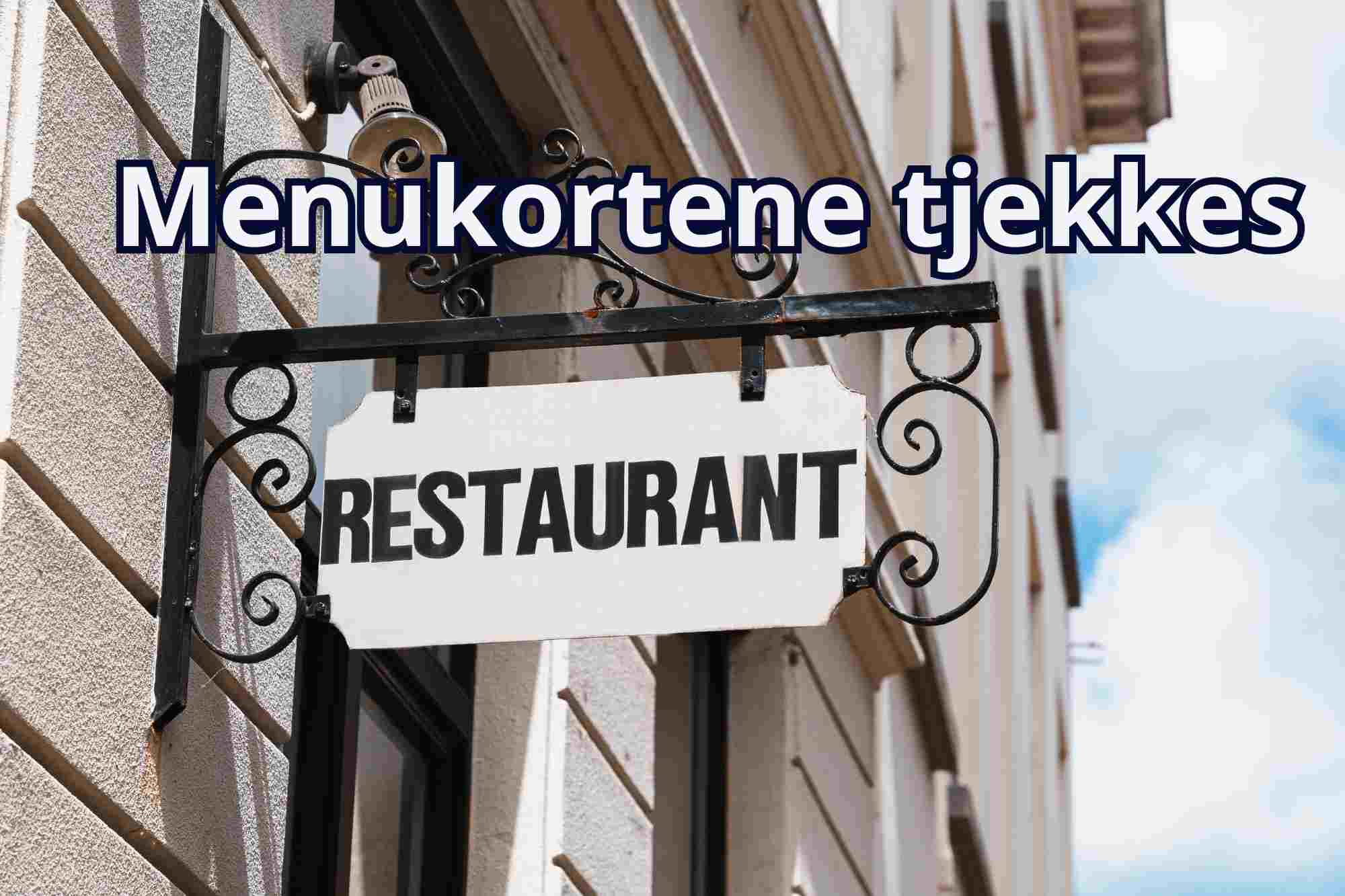 500 cafeer og restauranter får tjekket, om menukortet holder, hvad det ...